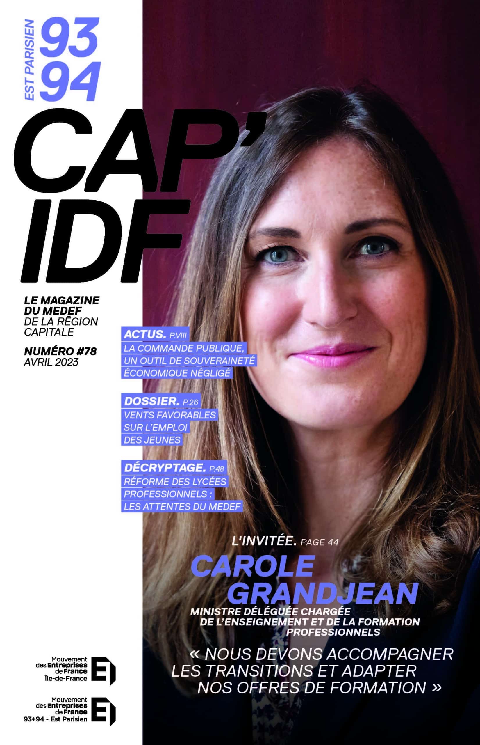 Magazine CAP IDF | Numéro 78 - Medef de l'Est Parisien Magazine CAP IDF ...